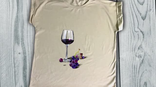 Роспись одежды. #росписьодежды #decola