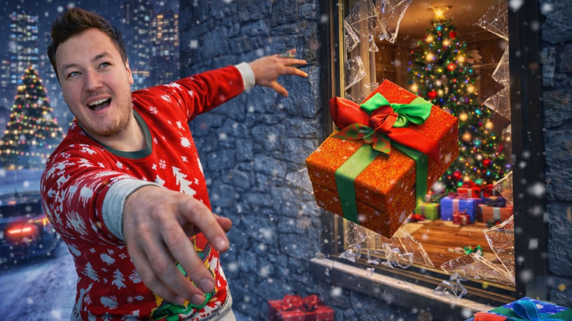 🔥 ВСЕ В ШОКЕ! 🎁 КИДАЮ ПОДАРКИ В ОКНА! НОВОГОДНИЙ ХАОС НА RMRP 😱 GTA 5