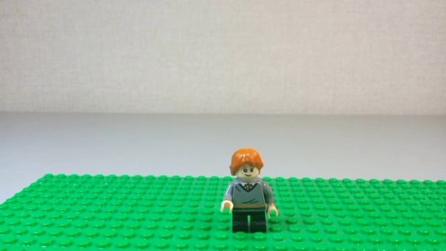 Лего Анимация как Рон ест попкорн)