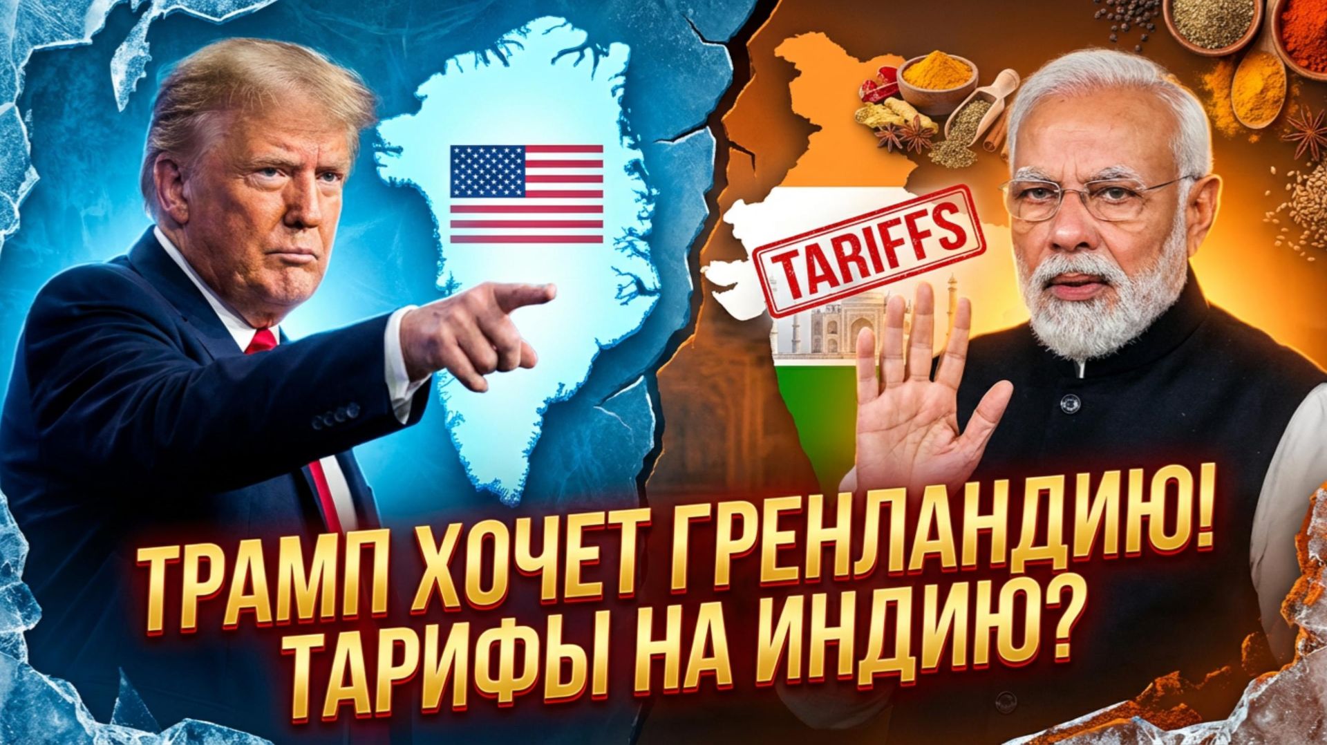 🗺️Себастиан Сас | Гренландия vs Индия: На кого обрушит гнев Трамп в своей геополитической игре?
