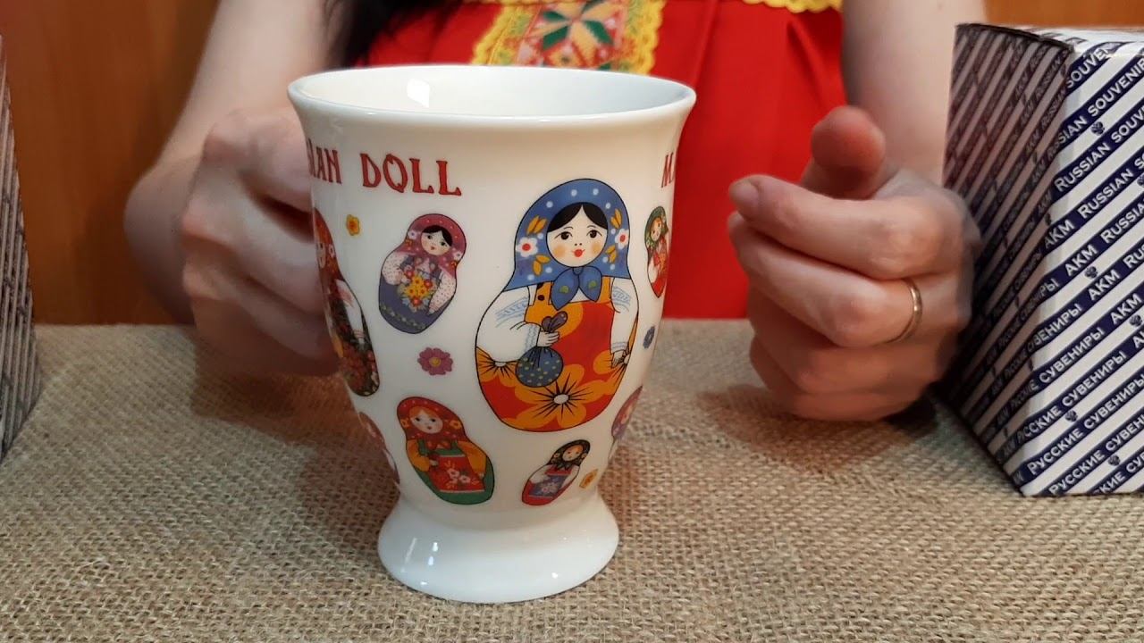 Сувенирная кружка матрешка | Кружка матрешка