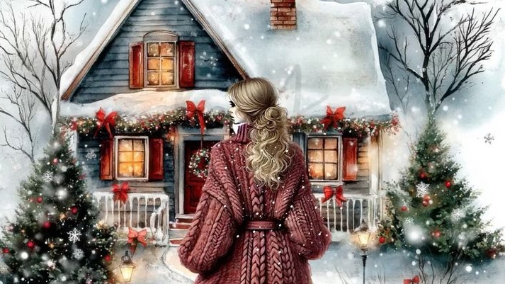 Утро,укутанное снегом. С добрым утром и прекрасным днём. Трогательная музыкальная открытка.