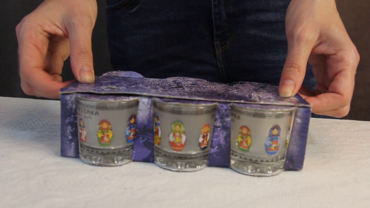 Стопки для водки Матрешка / www.artshop-rus.com