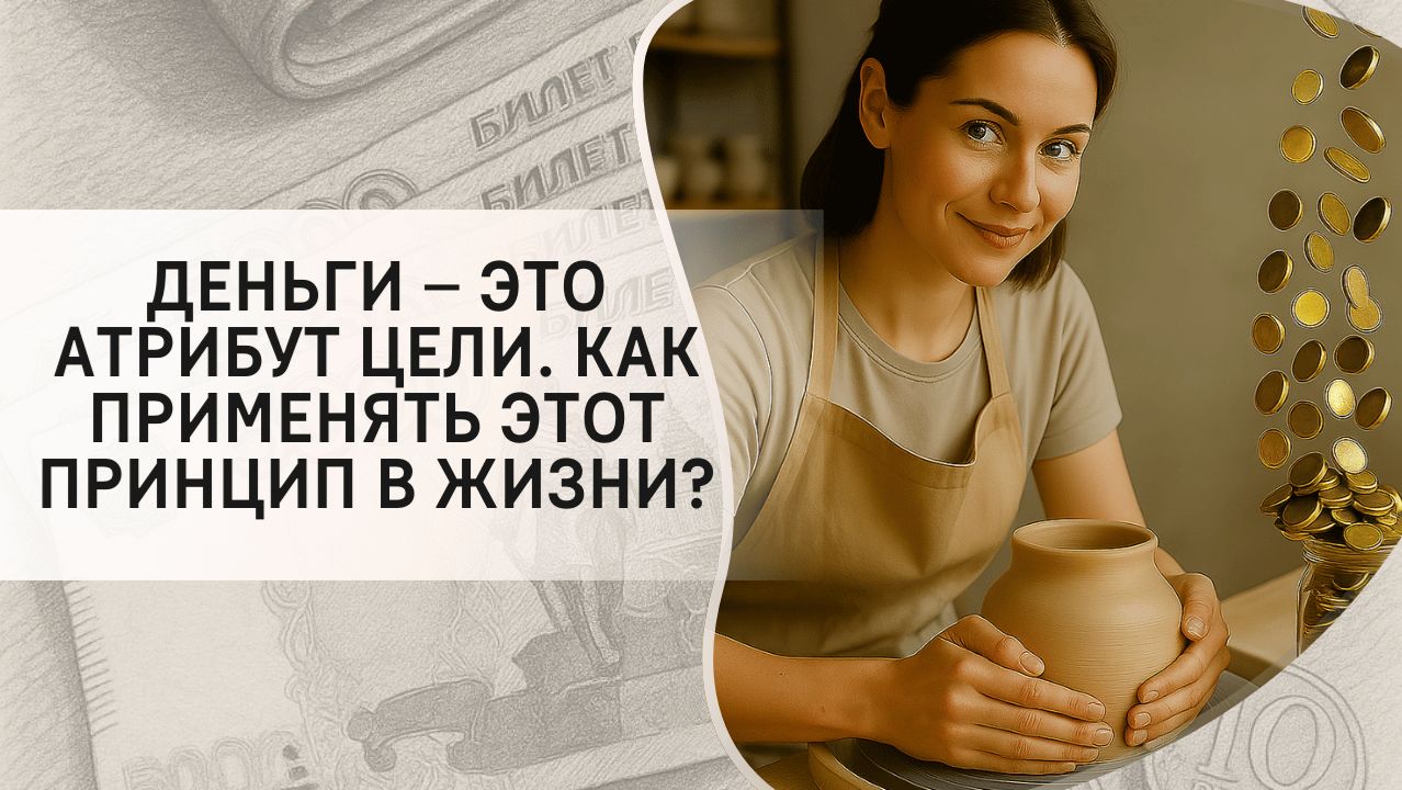 Деньги – это атрибут цели. Как применять этот принцип в жизни?