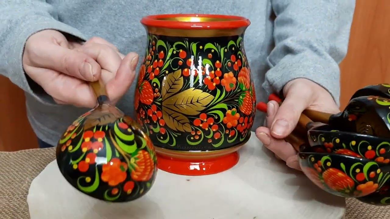 Набор Хохлома Хозяюшка Фабричная Хохлома