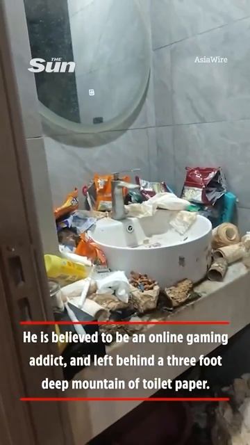 Киберспортсмен League of Legends из Китая проживал в отеле два года и превратил номер в свинарник.