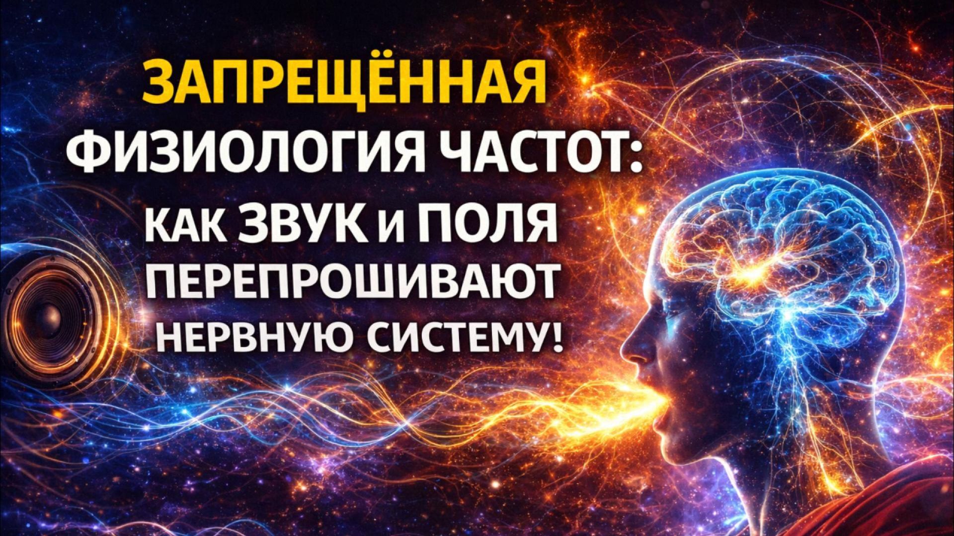 Запрещённая физиология частот : как звук и поля перепрошивают нервную систему !