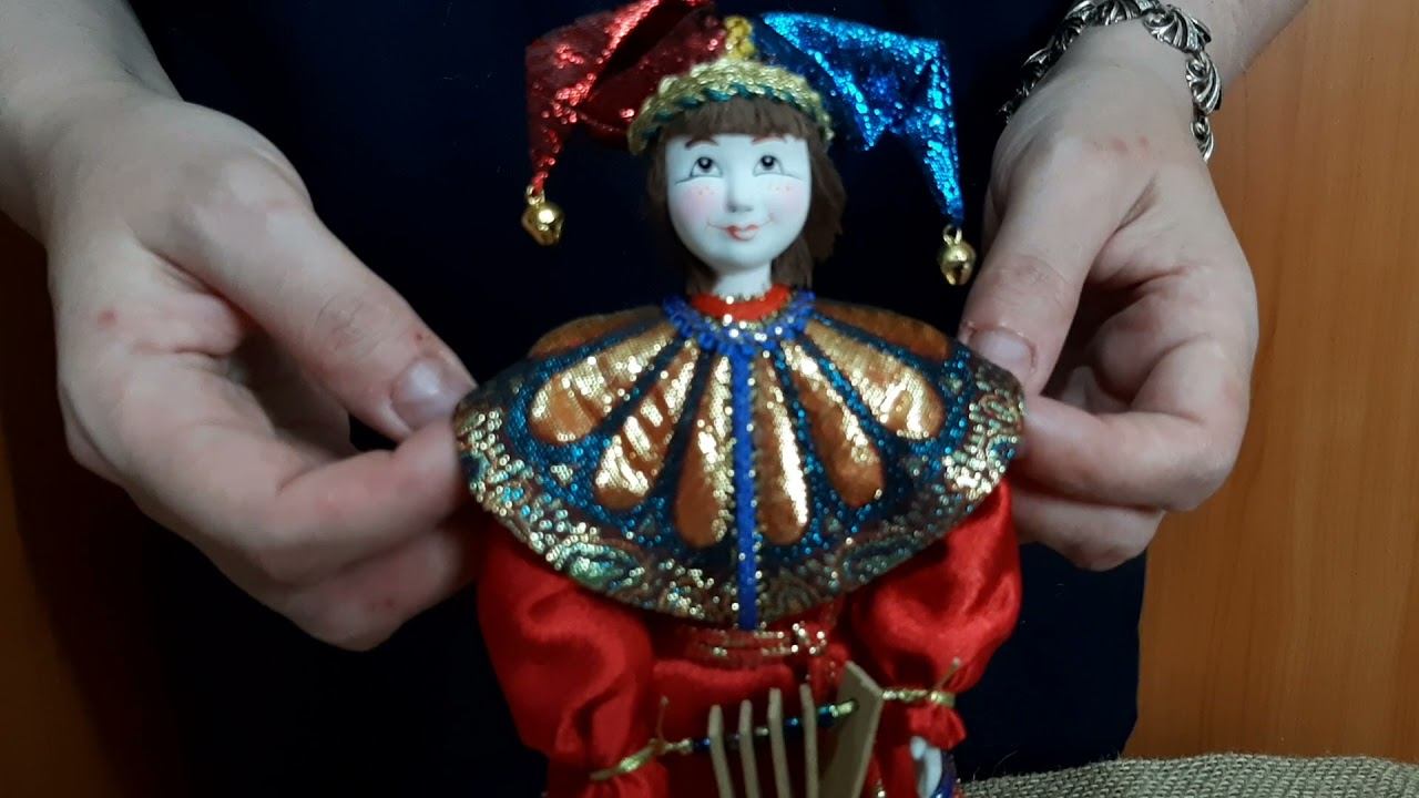 Кукла Скоморох | Игрушка скоморох