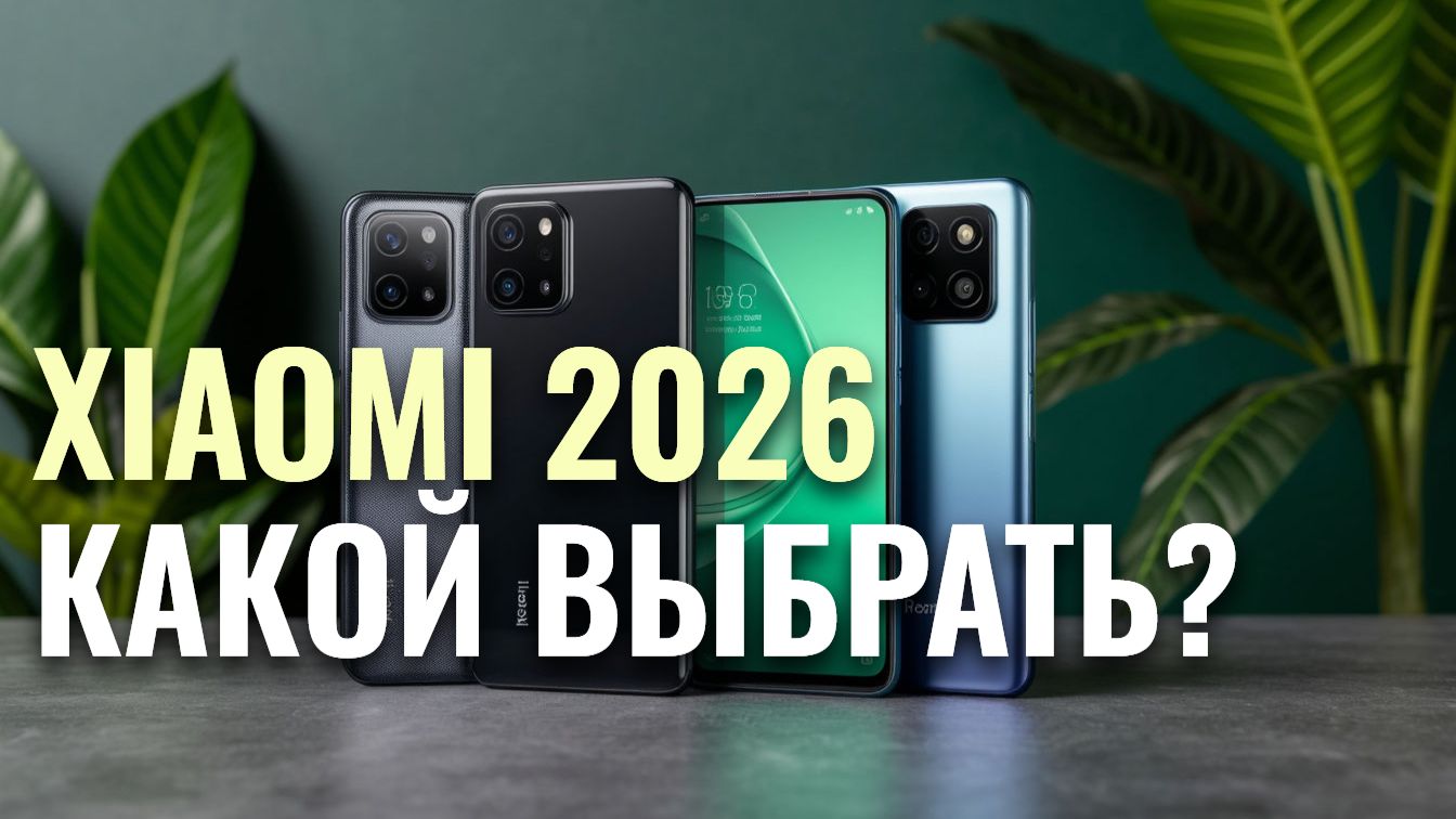 ТОП‑5 лучших смартфонов Xiaomi 2026: какой выбрать? Рейтинг Mi, Redmi и POCO по цене и качеству
