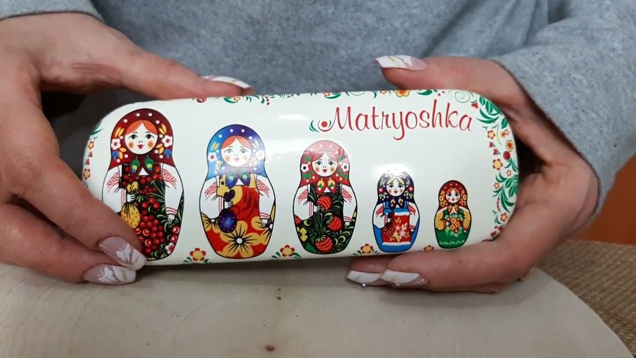 Очёчник матрешка | Футляр для очков матрешка