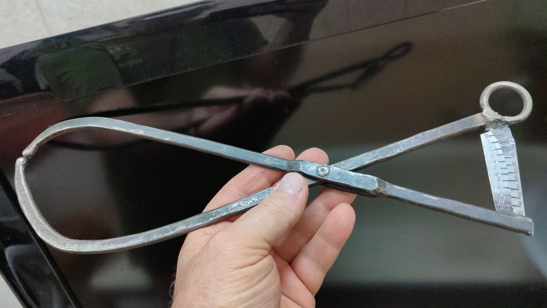 Кронциркуль с нониусной шкалой своими руками.