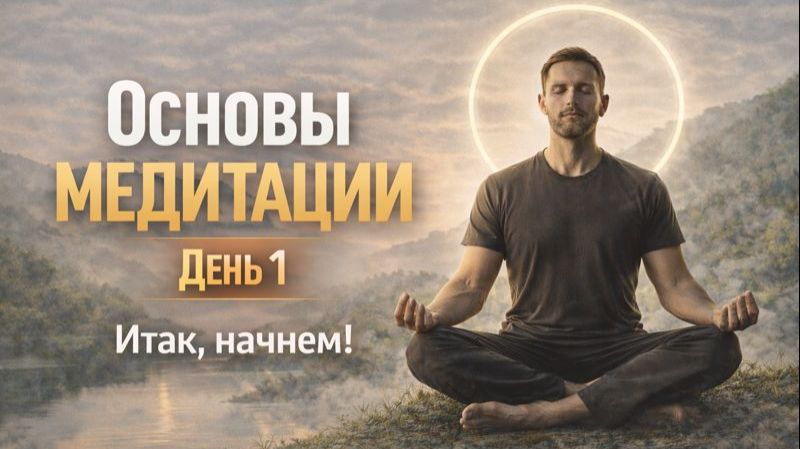 Основы медитации. День 1: "Итак, начнем!"