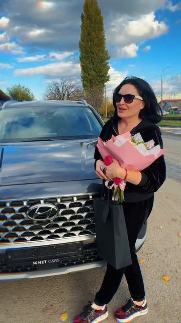 Анна Николаевна из Краснодара стала обладательницей нового Hyundai Santa Fe. NETCARS