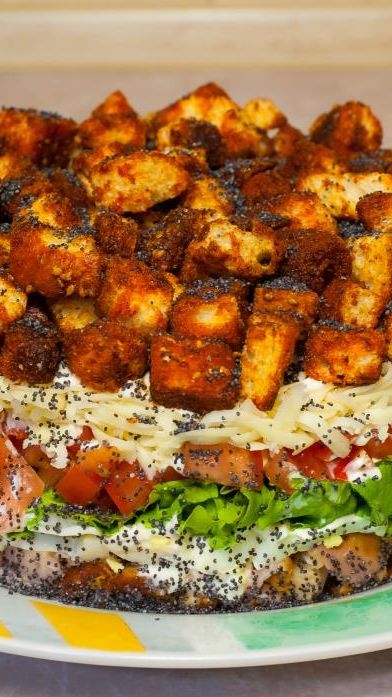 Салат Одесская курочка под кайфом