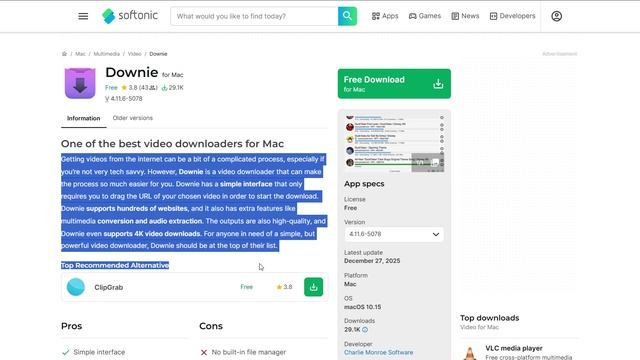 Downie for Mac - Download - смотреть видео онлайн от «channel74380939» в хорошем качестве ...