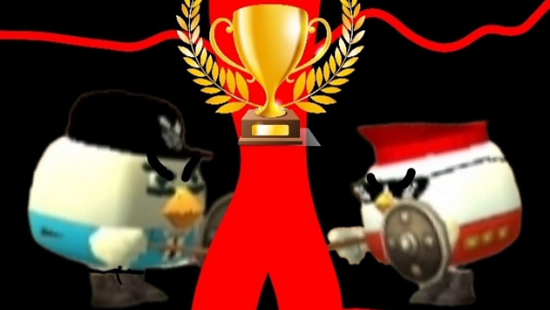 Копьевская Битва Орсина и Гесна в чикен ган саня48к