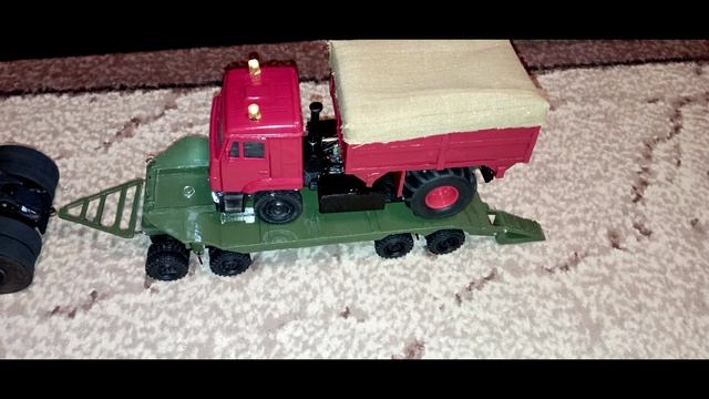 Трал ЧМЗАП 5212 1:43. Самоделка