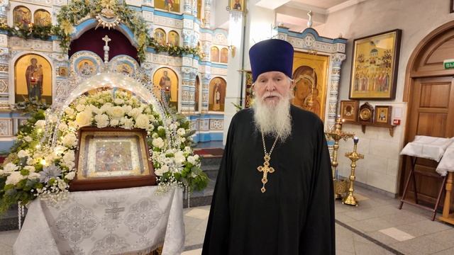 Поздравление с Рождеством Христовым от настоятеля Сергиево-Казанского храма Отца Александра Реморова