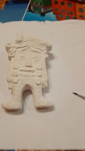 Процесс изготовления ёлочной игрушки - Щелкунчика в технике "Папье - Маше" !!!