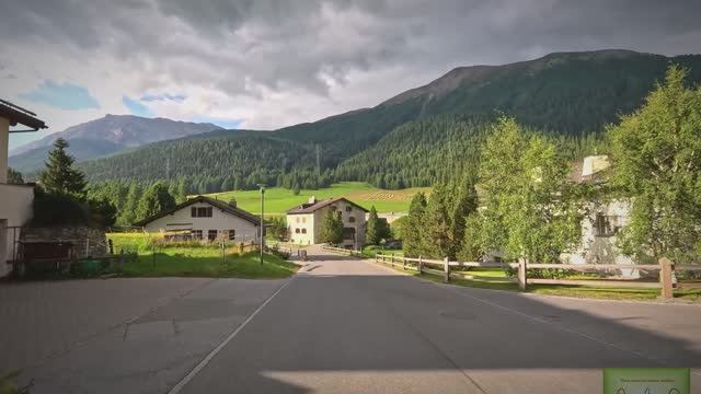 Швейцарские дороги, Лучшие деревни Швейцарии, Спокойная поездка по природе, 4K