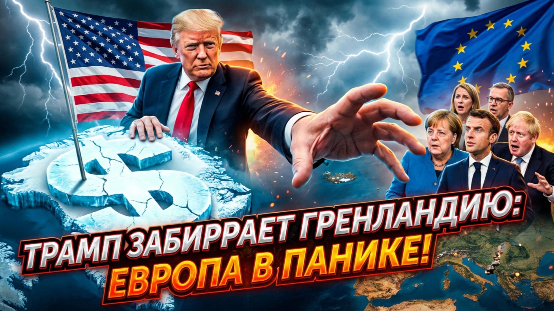 🌍 🔥Себастиан Сас | Мировой передел: Трамп объявляет США сверхдержавой. Первая цель - Гренландия