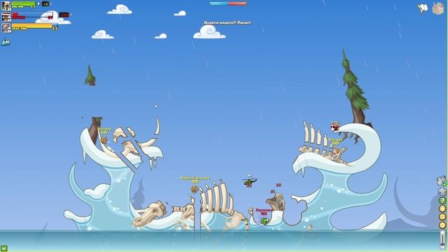 Wormix Пираты Червячки