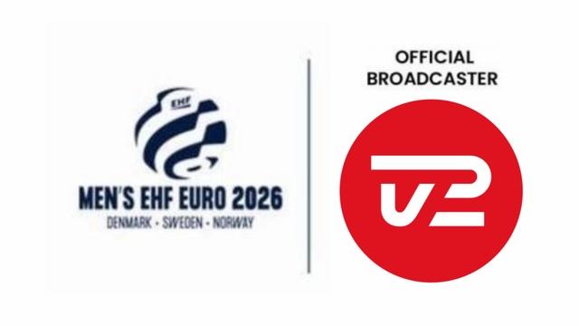 TV2 – Offisiell kringkaster av herre-EM'26 i Danmark, Sverige og Norge