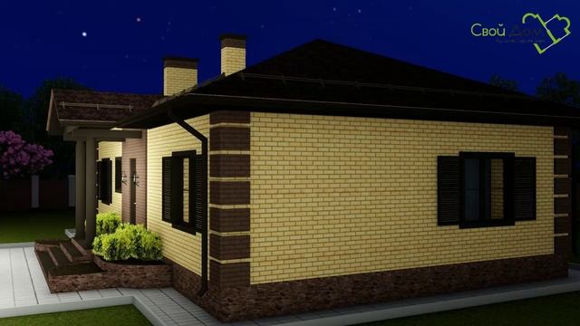 Проект дома до 100 м A-089