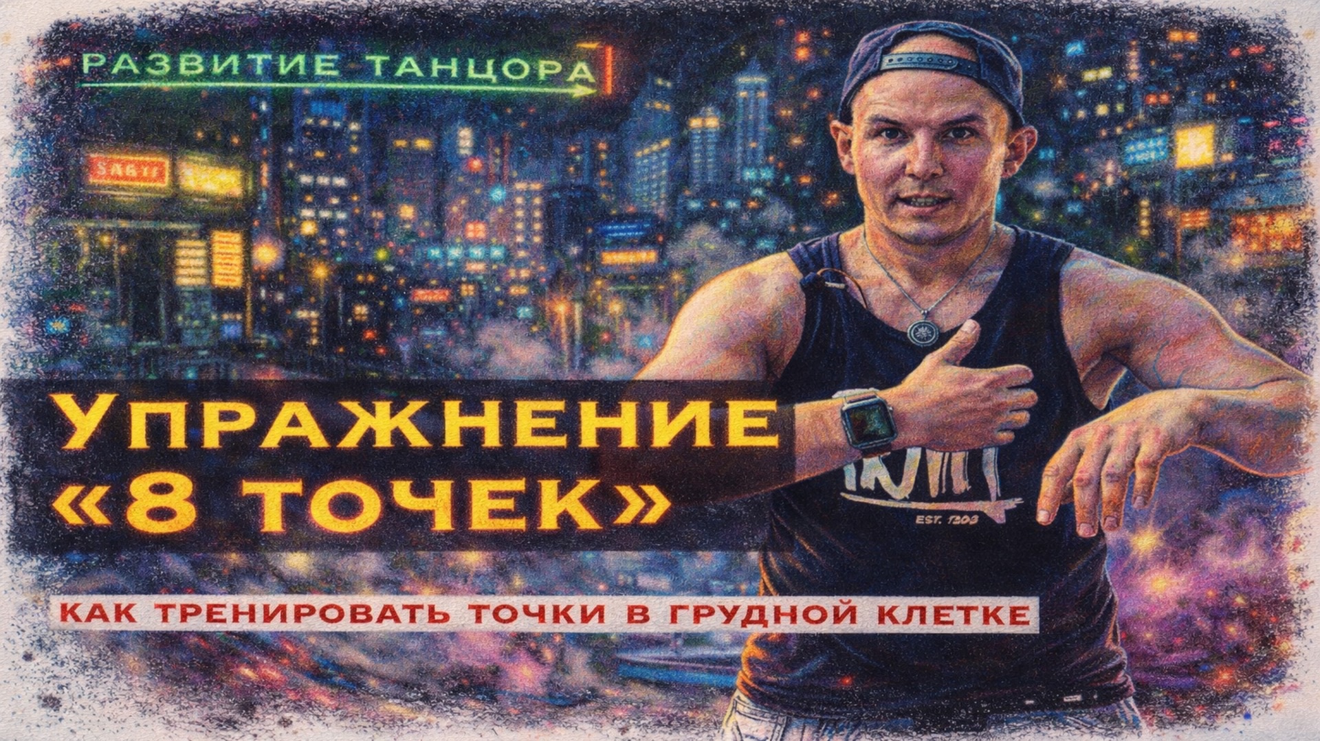 Упражнение грудной клеткой «8 точек» | РАЗВИТИЕ ТАНЦОРА