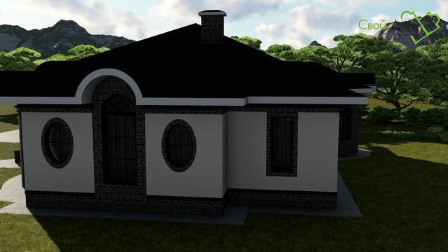 Проект красивого дома C-188