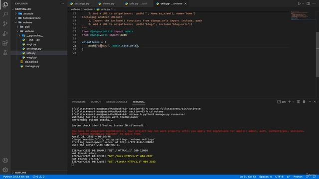 3 -Writing your first view