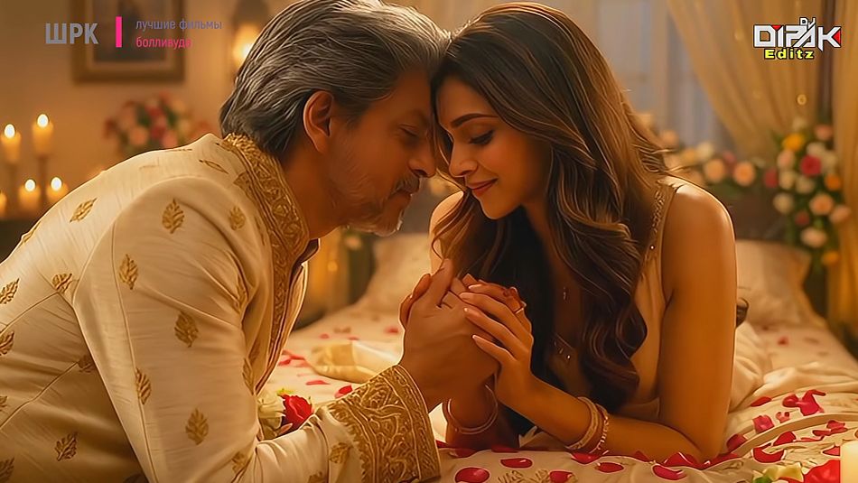 «Main Teri Mehbooba от ИИ с Шах Рукх Кхан и Дипика Падуконе