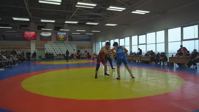 U-16 Первенство края. Вес 85 кг. Борьба за 3 место. Кесов Георгий (Геленджик)-Русин Тимур (Армавир)