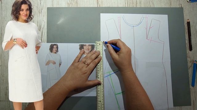 Платье из трикотажа 🍒