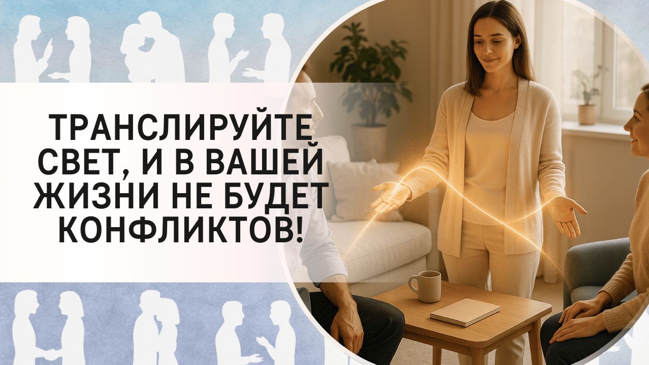 Транслируйте свет, и в вашей жизни не будет конфликтов!
