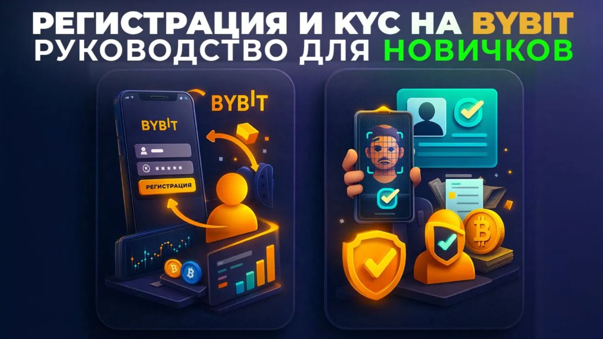 Как зарегистрироваться и пройти KYC на Bybit