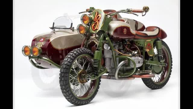 Урал с коляской, превратили Американцы в очень крутой кастом