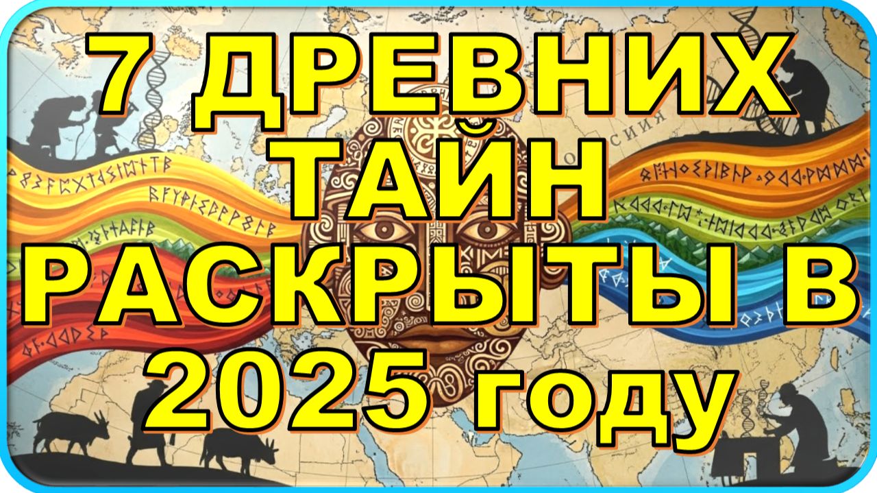 🧬 7 древних тайн раскрыты в 2025 году 🔍