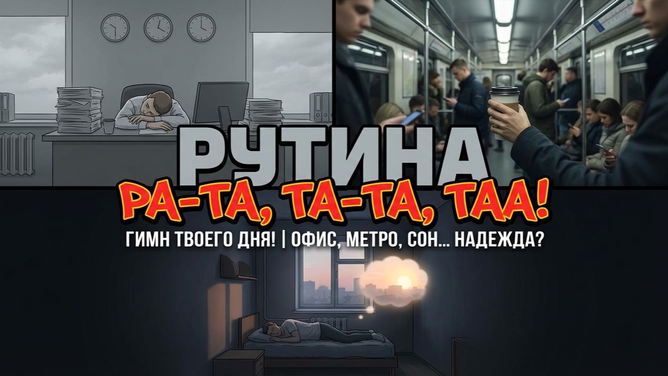 👨 Песня о днях наших...Рутина - ВЗОРВАЛ сеть! Почему? РА-та, та-та, - звучит ВСЮДУ! DJ Leksys 👨