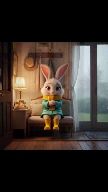 грустная зайка