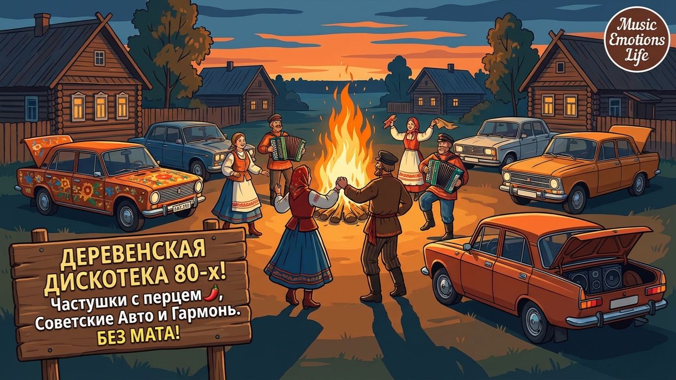 Песня про танцы в деревне… У кого так Было? 😂