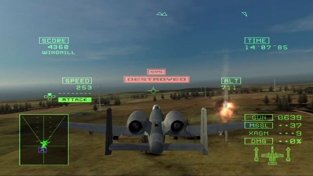 Ace Combat 5: The Unsung War (2004) [PS2] (HARD MODE) - Часть 1 из 2