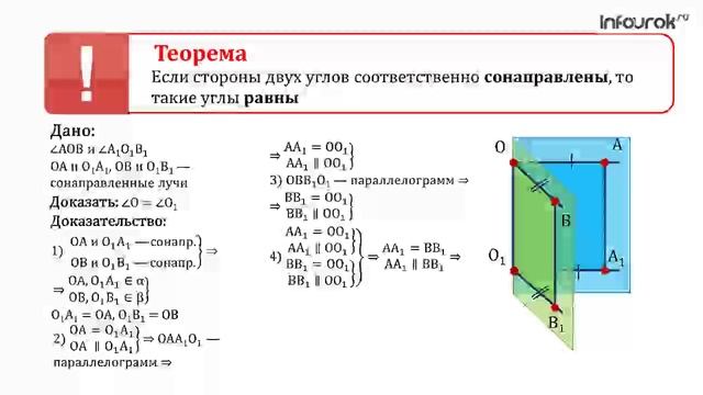 8. Углы с сонаправленными сторонами