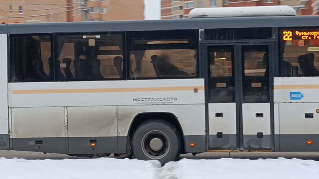 ЛиАЗ 5250 ВОЯЖ на 22 маршруте в г.Звенигород