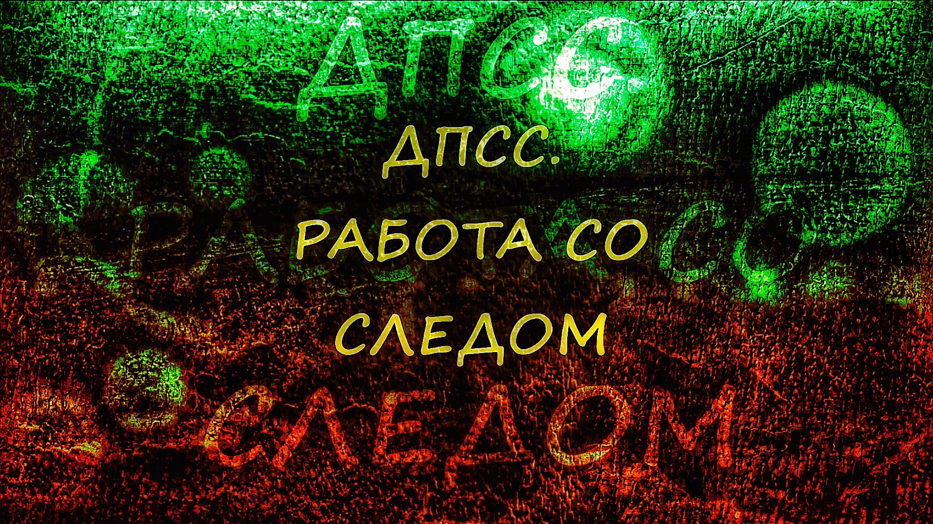 ДПСС. Работа со следом