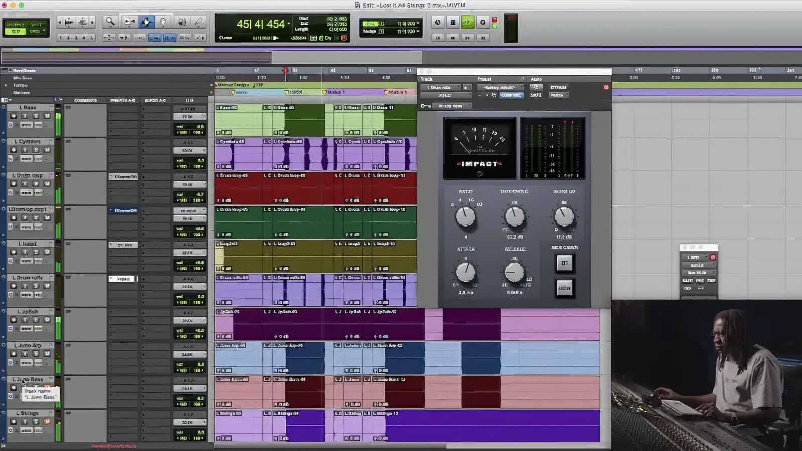 03. Lead Vocal Compression and EQ, String Part Edits, Effects and Level Automation