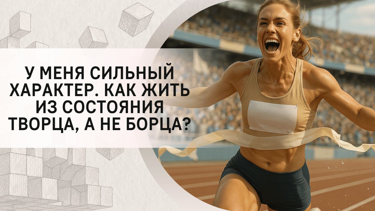 У меня сильный характер. Как жить из состояния Творца, а не Борца?