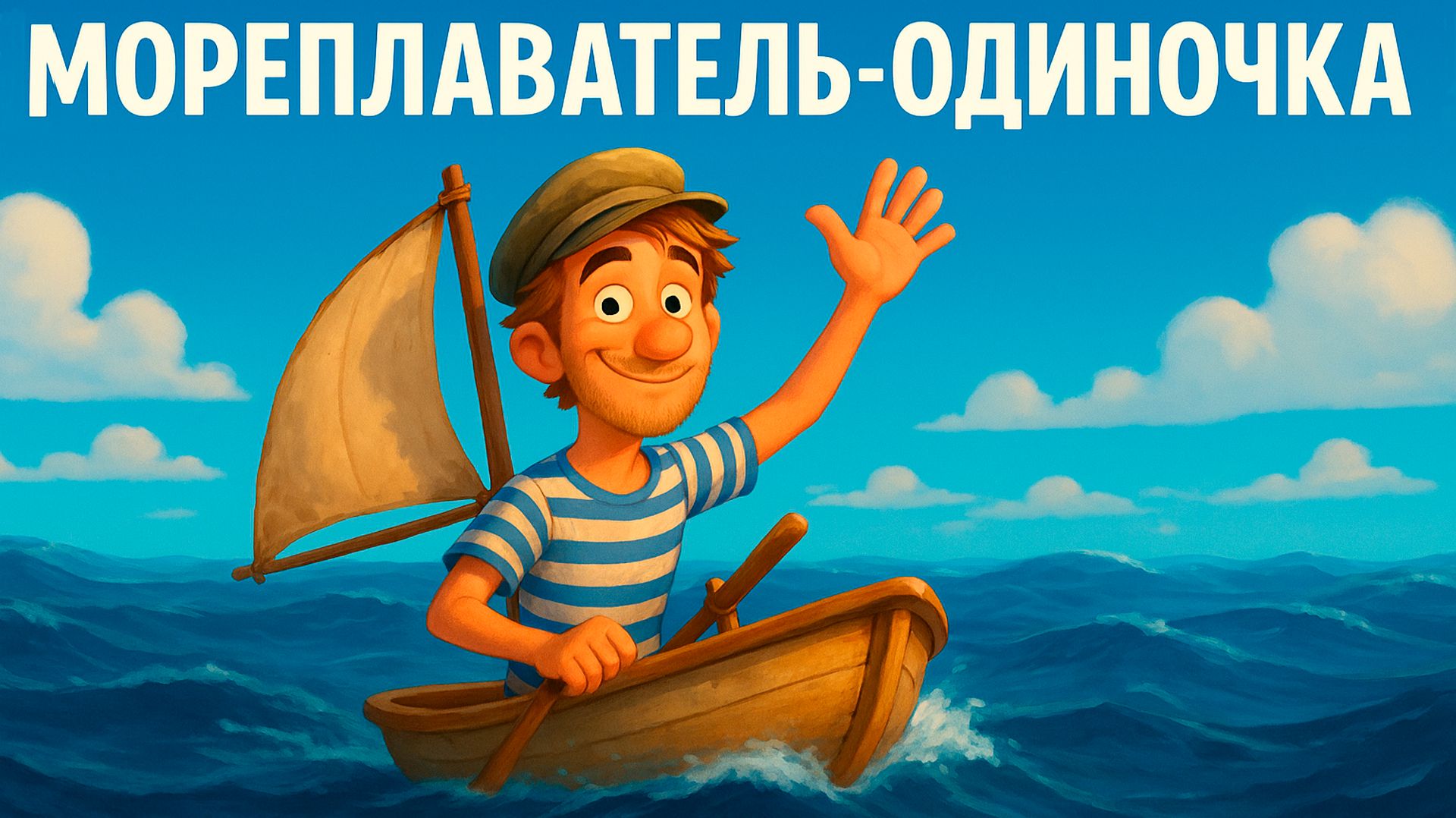 ОДИН ПРОТИВ МОРЯ | МУЛЬТФИЛЬМ НА ПЕСНЮ В.С.ВЫСОЦКОГО «МОРЕПЛАВАТЕЛЬ-ОДИНОЧКА»
