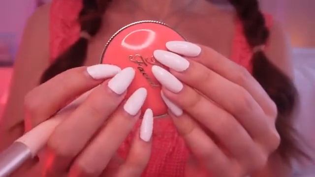 ASMR Doing Your Makeup 🍒 ( Layered Sounds )