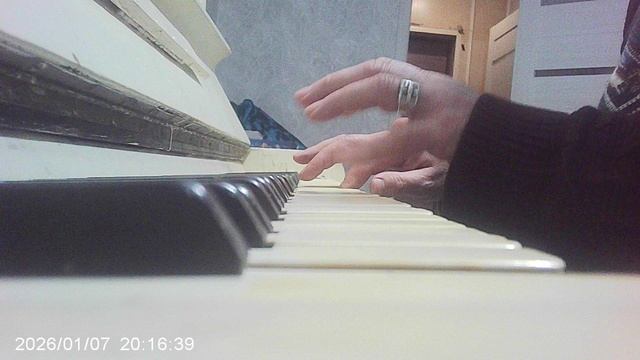 Пианино: импровизация на тему "Два Весёлых гуся"